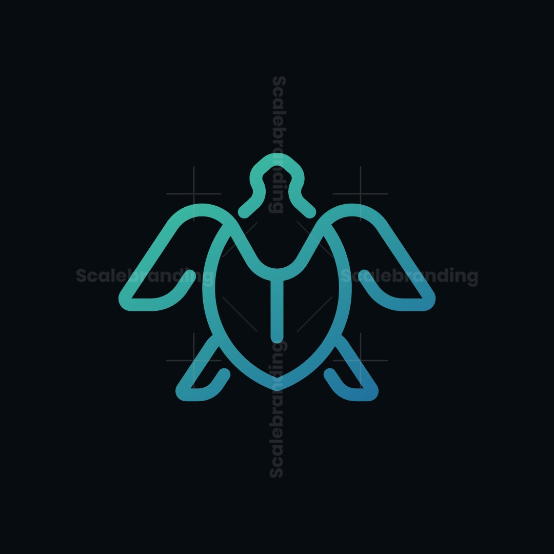 Minimal Turtle Logo | Scalebranding