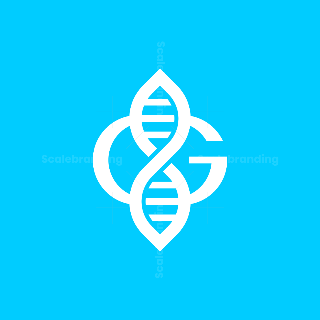 Double Helix Logo Double Helix Logo Cartoon Template Icon Stock Vector