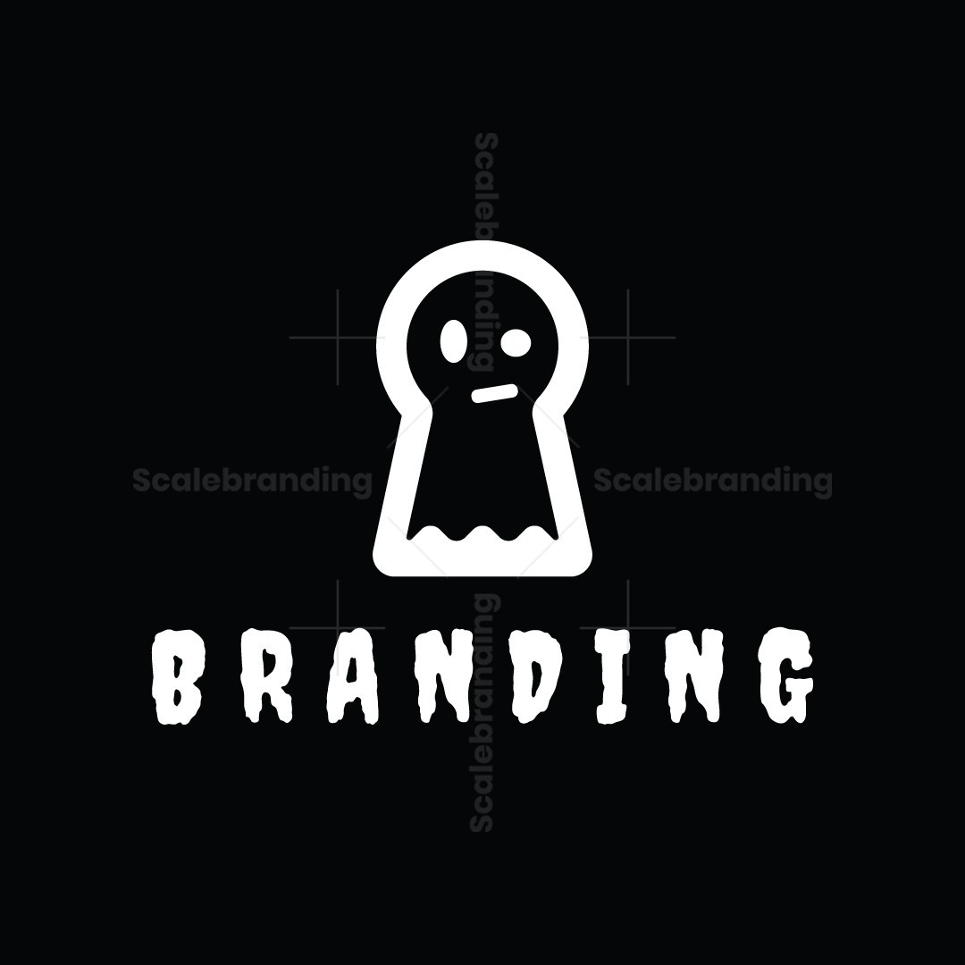 Lock Ghost Logo | Scalebranding