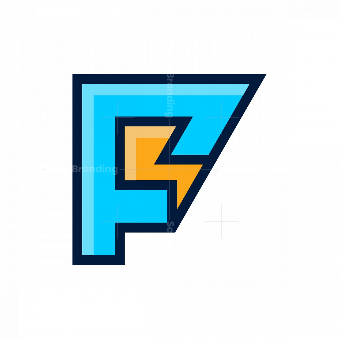 Letter F flash logo | Scalebranding