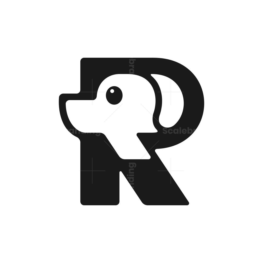 Simple Letter R Dog Logo | Scalebranding