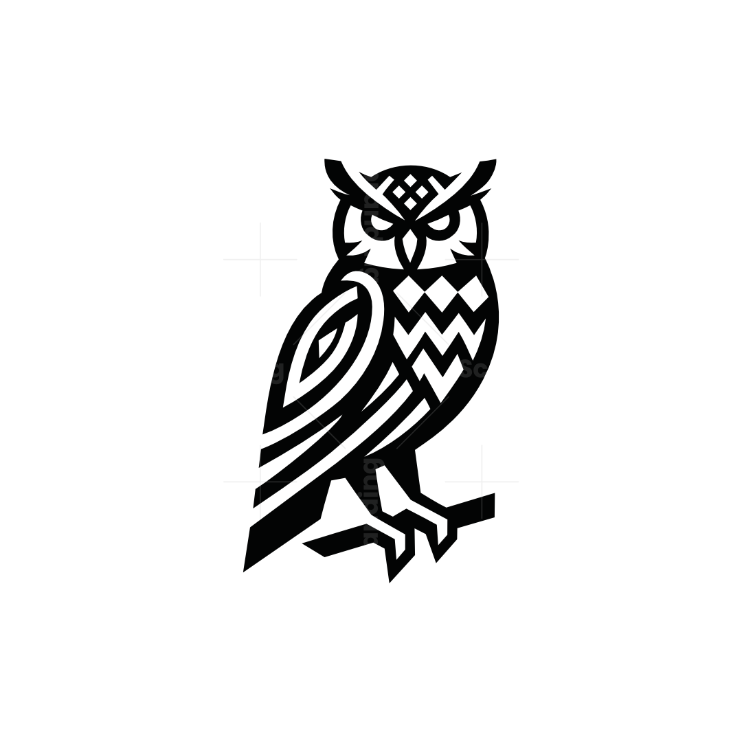 a stylized owl modern logos | Scalebranding
