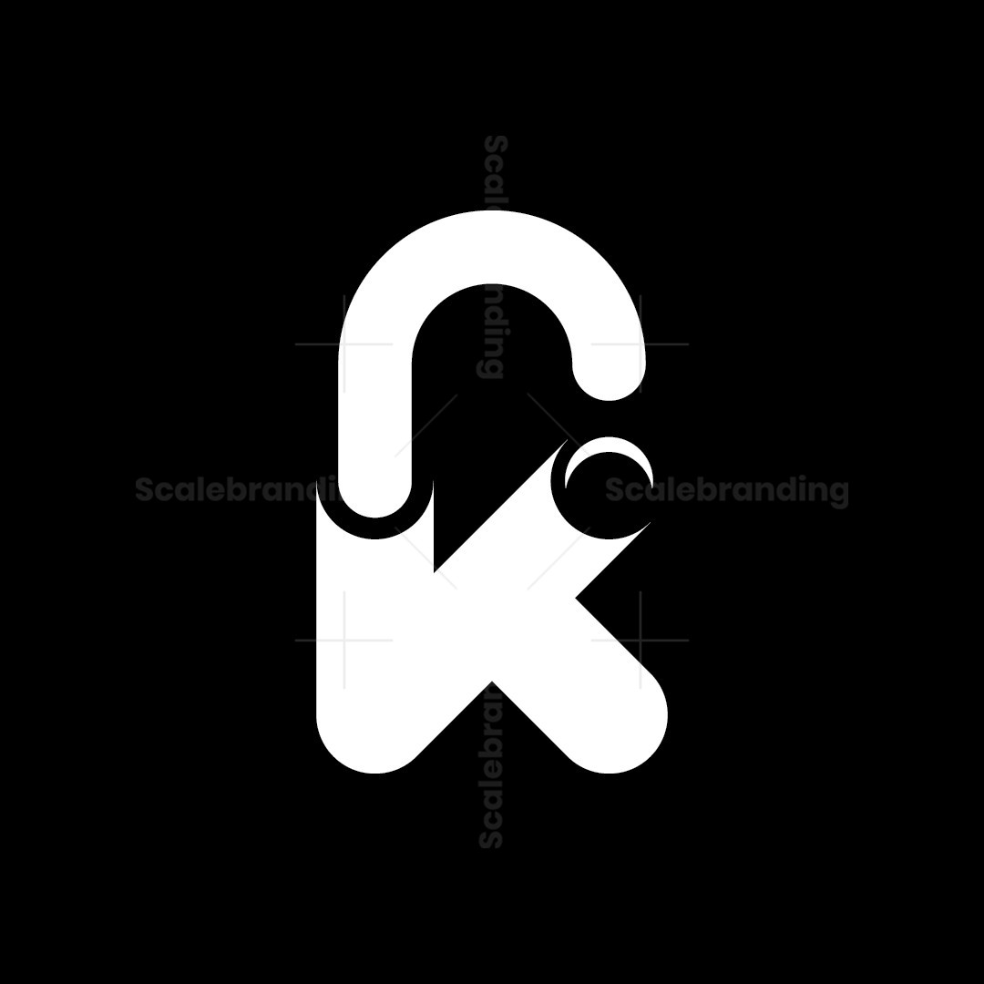 Typographic Lock Logo | Scalebranding