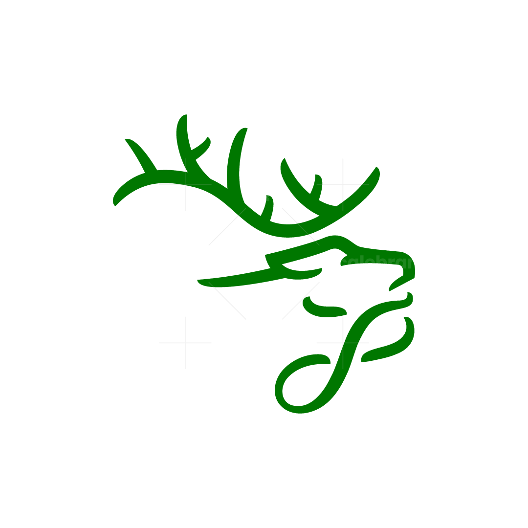 Unlimited Bull Elk Head Logo Infinity Bull Elk Logo | Scalebranding