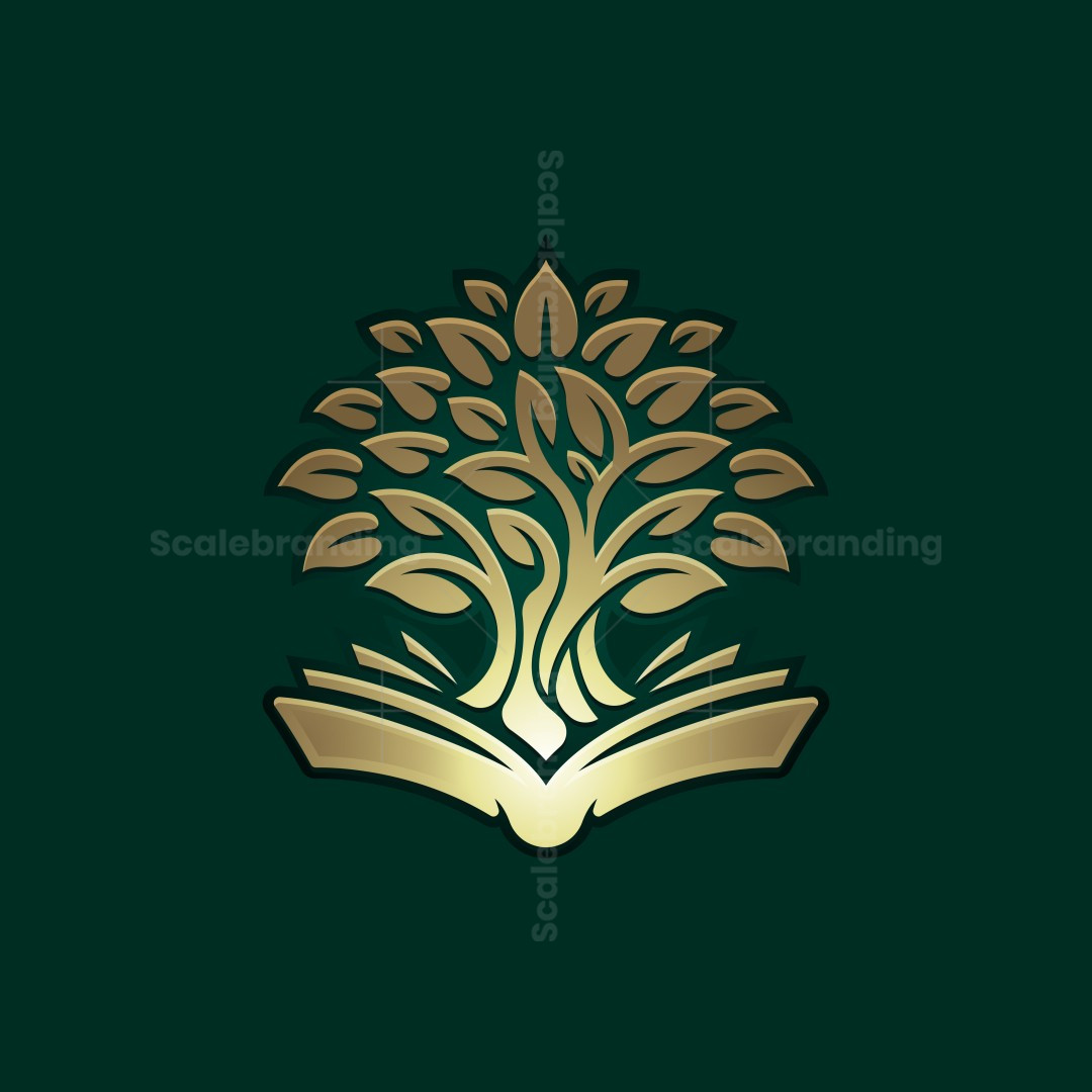 Tree Of Knowledge Logo Wisdom And Knowledge Logo Vector Set Design