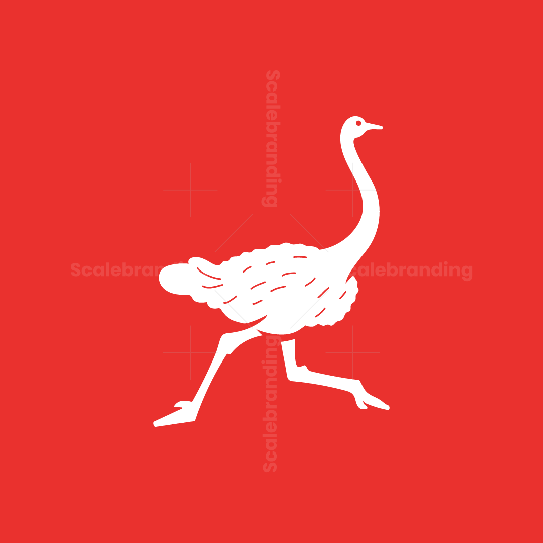 Running Ostrich Logo Design | Scalebranding