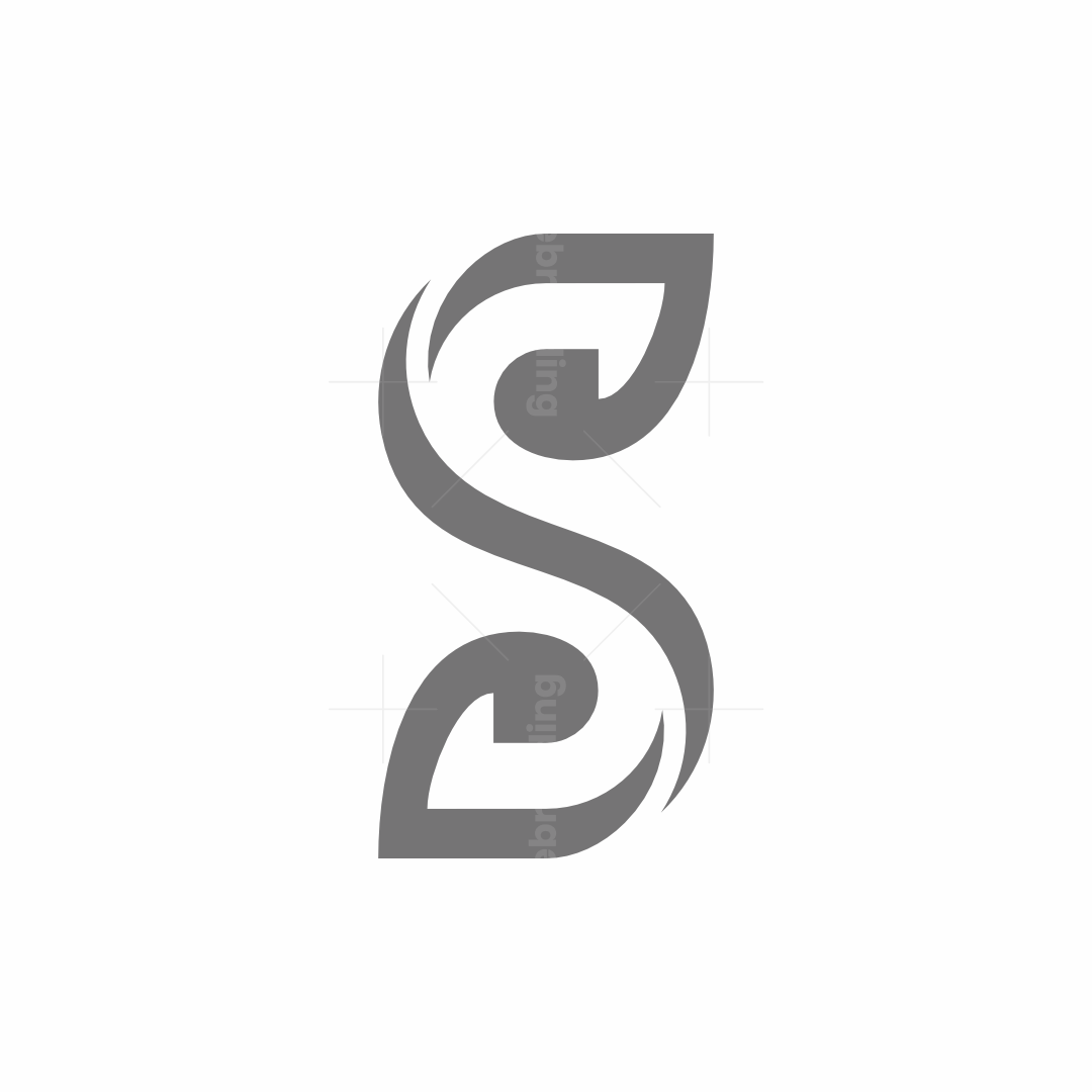 Minimalist Iconic Letter S logo | Scalebranding
