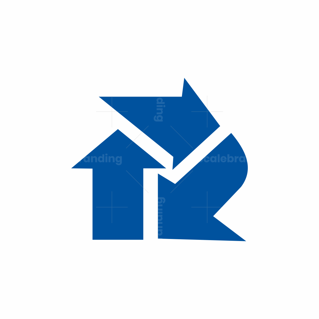 Letter R Recycle simple combination logo | Scalebranding