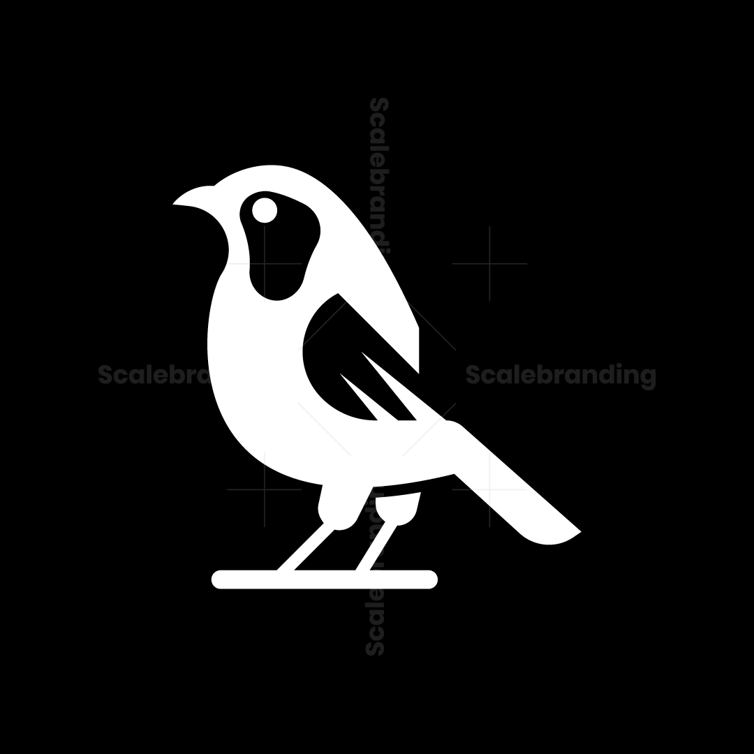 confident robin bird mark logo | Scalebranding