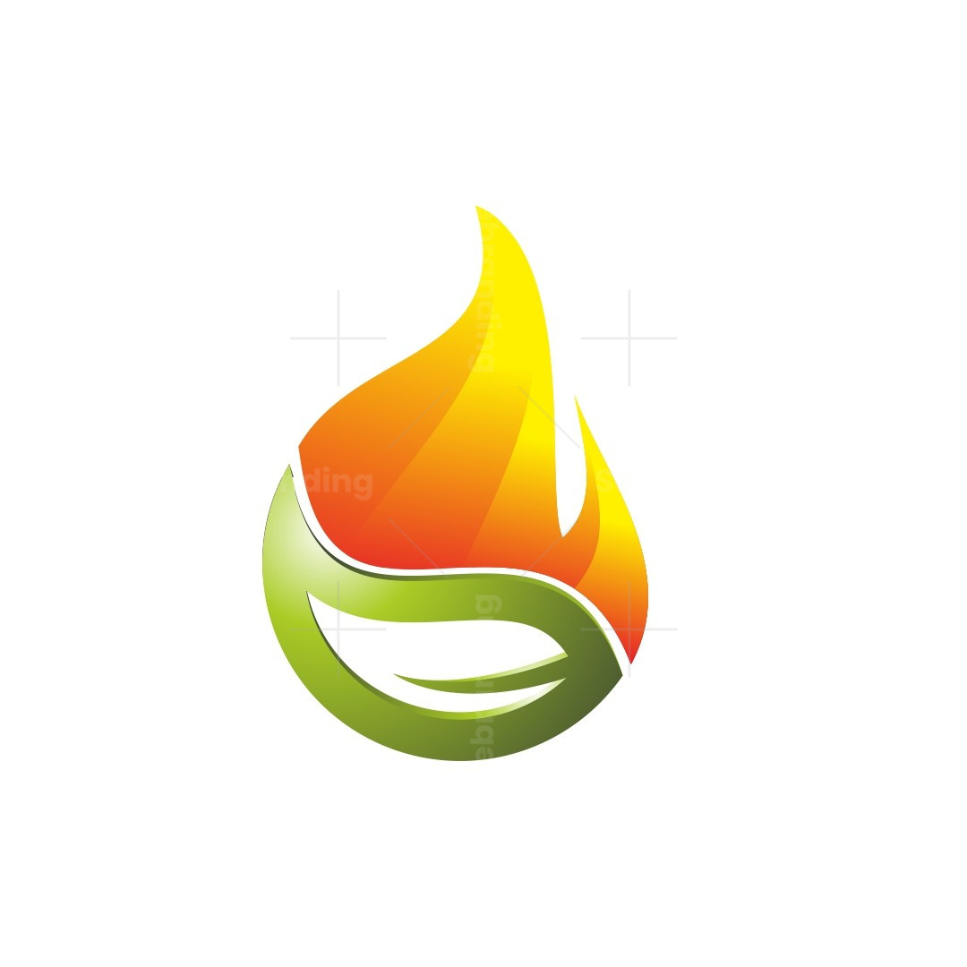 Fire and Leaf Logo | Scalebranding