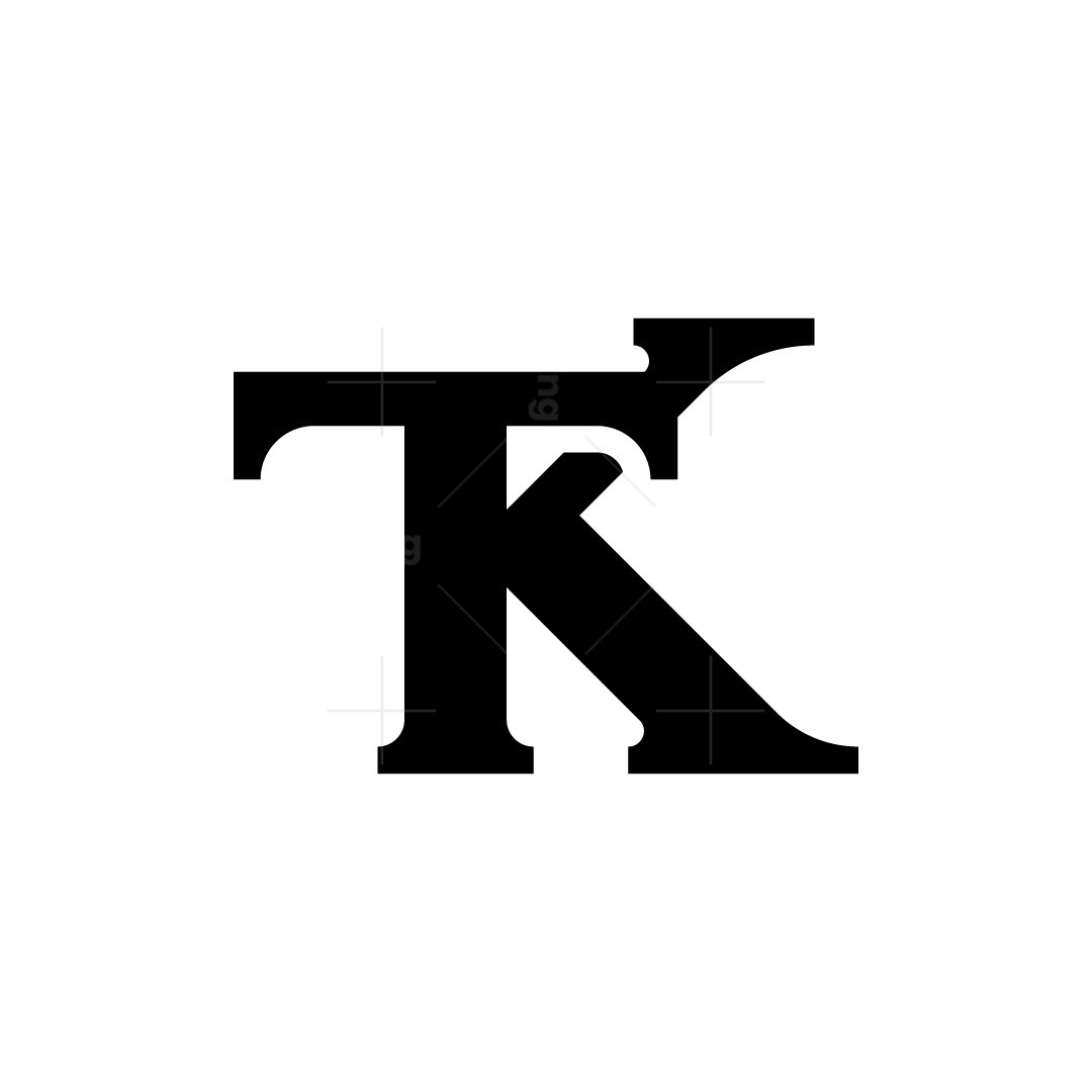 Letters TK Monogram Logo | Scalebranding