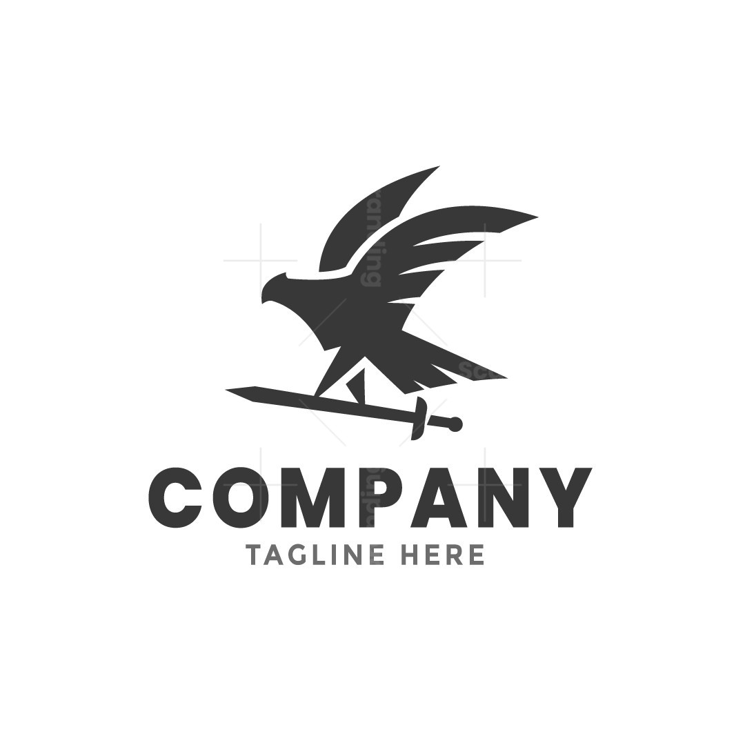 Eagle and sword logo | Scalebranding