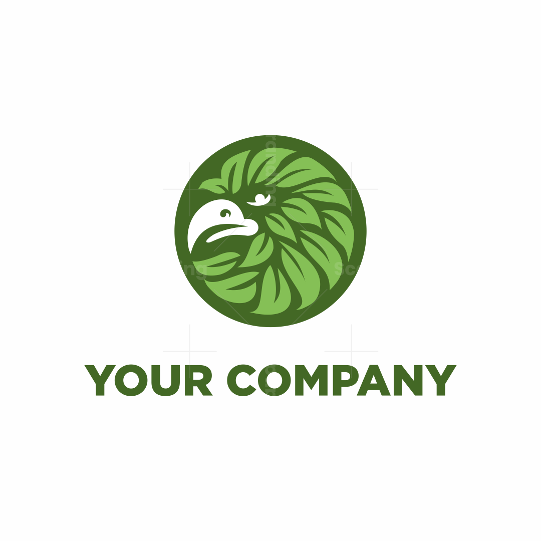 Eagle Tea Leaf or Nature Logo | Scalebranding