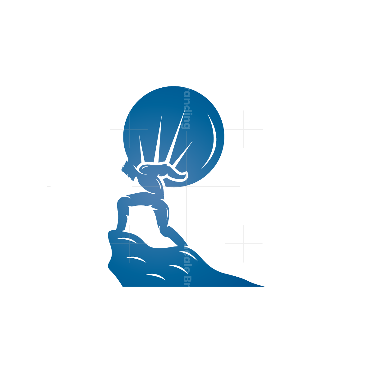 Earth Atlas Logo Blue Atlas Logo | Scalebranding