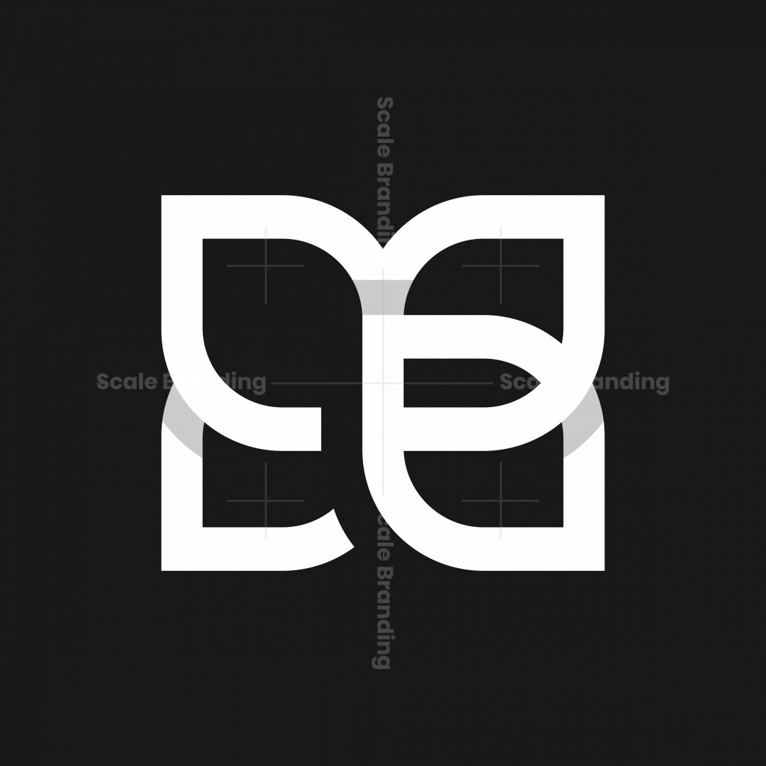 EB Butterfly Monogram Logo | Scalebranding