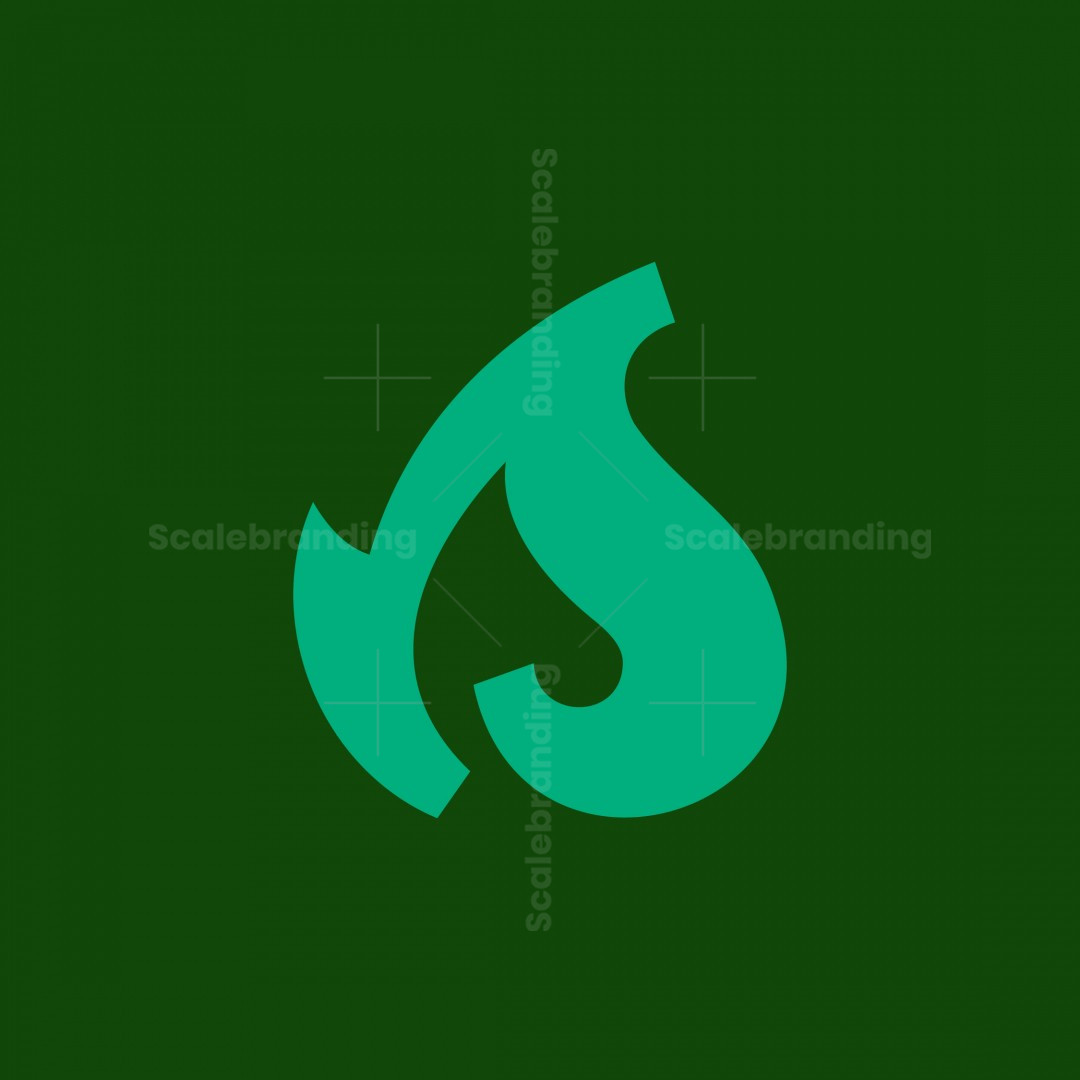 Creative fire letter S logo | Scalebranding