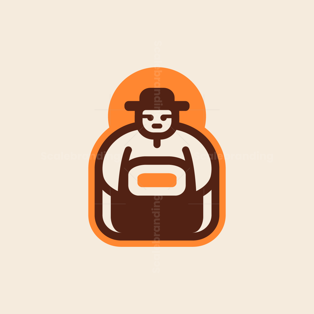 Japanese Sushi Sumo Cafe Logo | Scalebranding