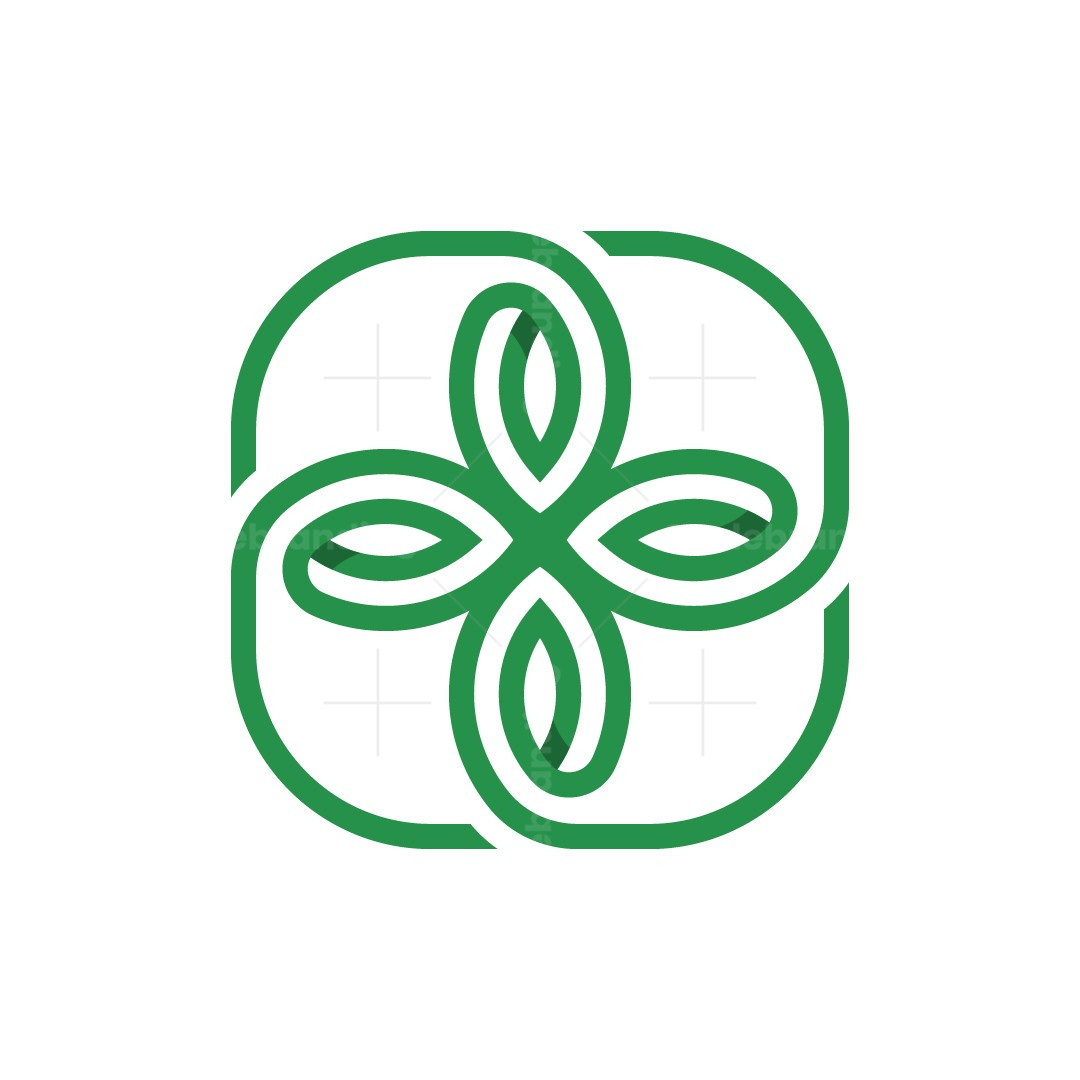 Corporate Square Flower Logo | Scalebranding