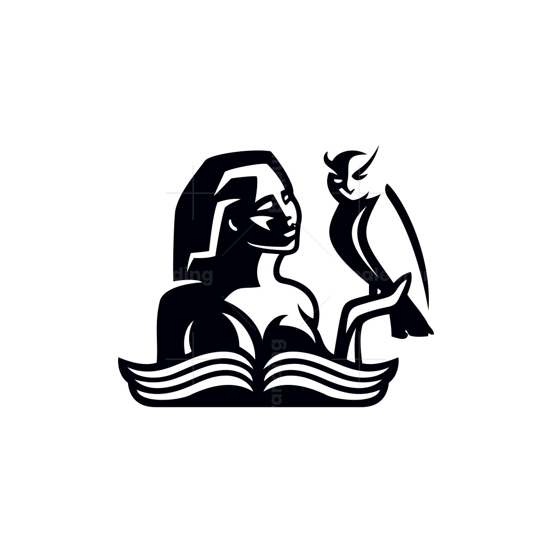 Education Woman with Owl and Book Logo | Scalebranding