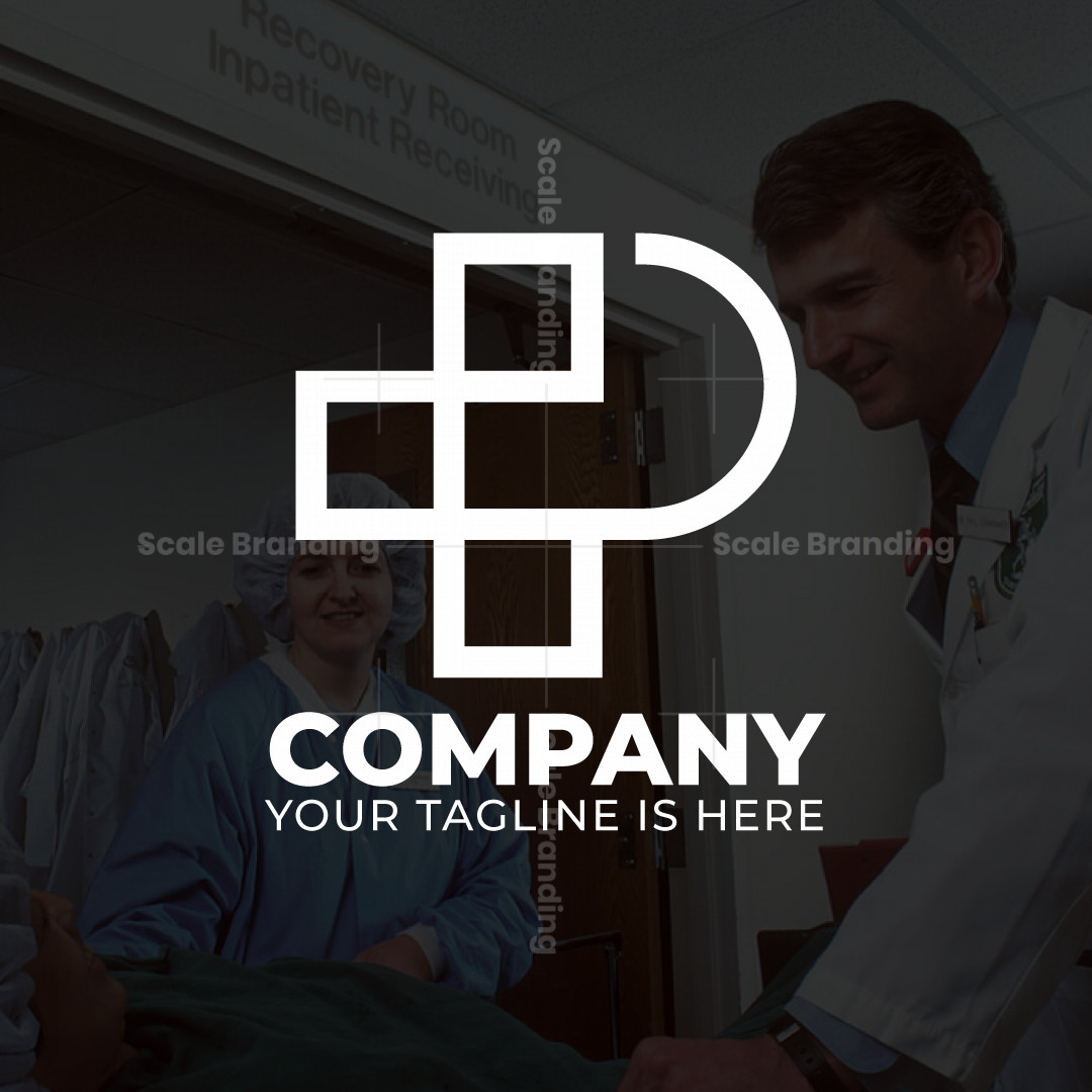 Logo Medical Letter P | Scalebranding