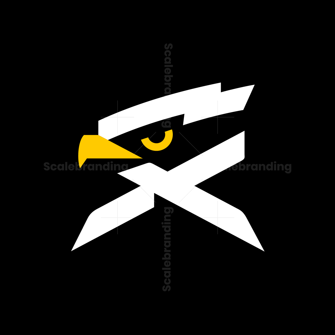 Eagle Letter X Gaming Logo | Scalebranding