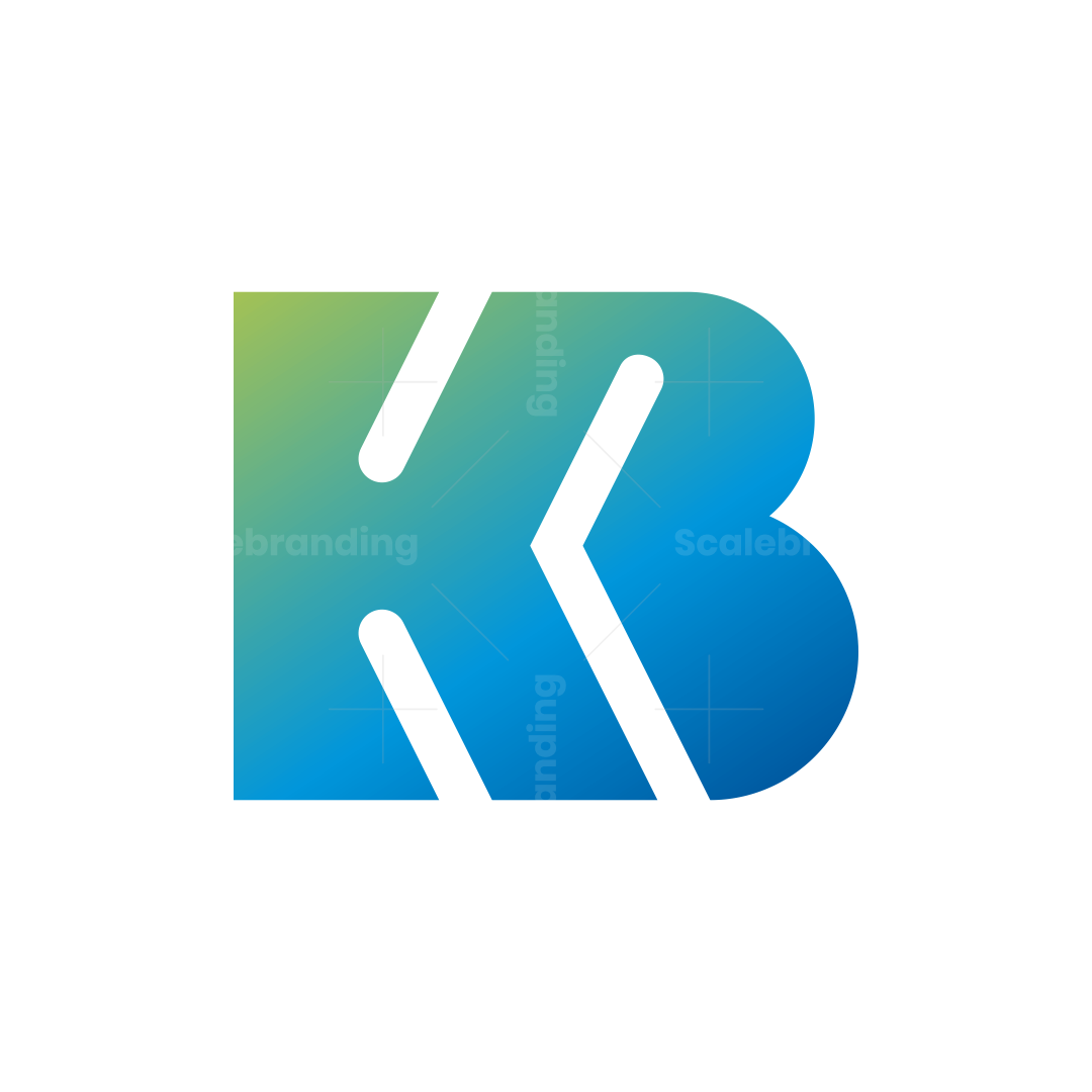 KB Letter Techno Logo Design | Scalebranding