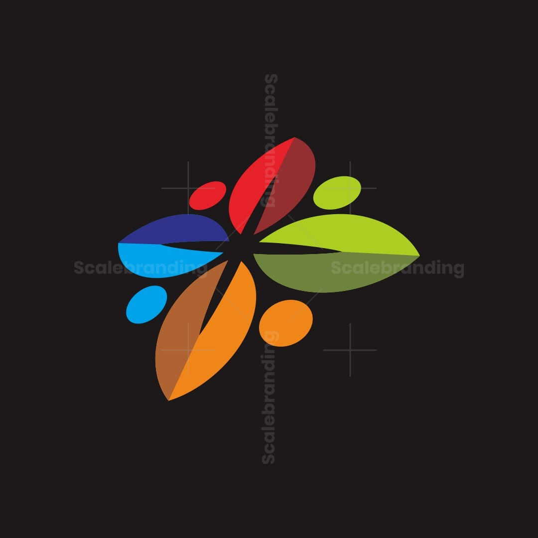 Abstract Flower Logo | Scalebranding