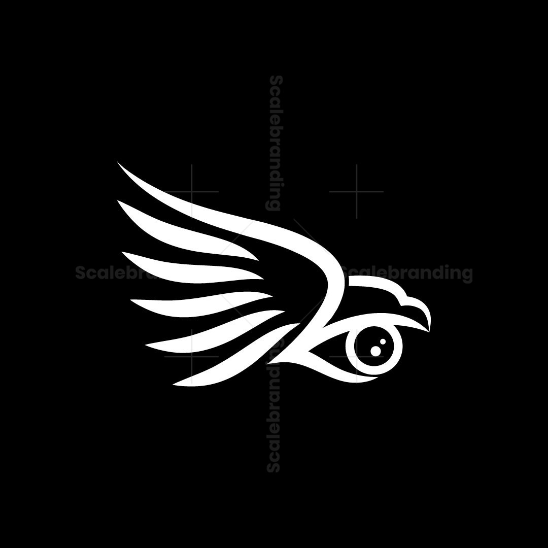 Eagle Eye Logo Design Black And White Poster Creative Eagle Camera,
