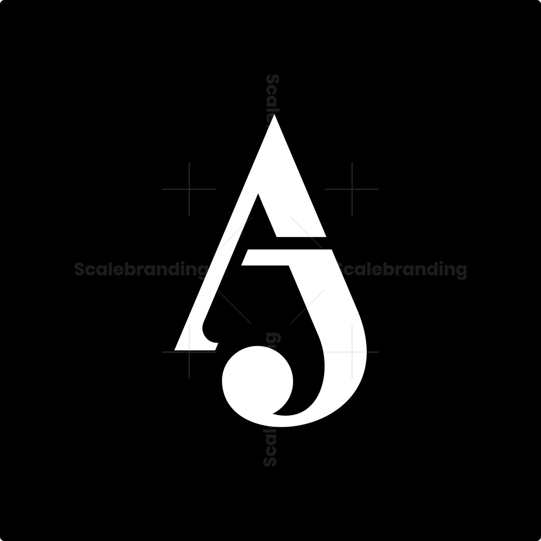 Elegant AJ JA Letter Logo | Scalebranding