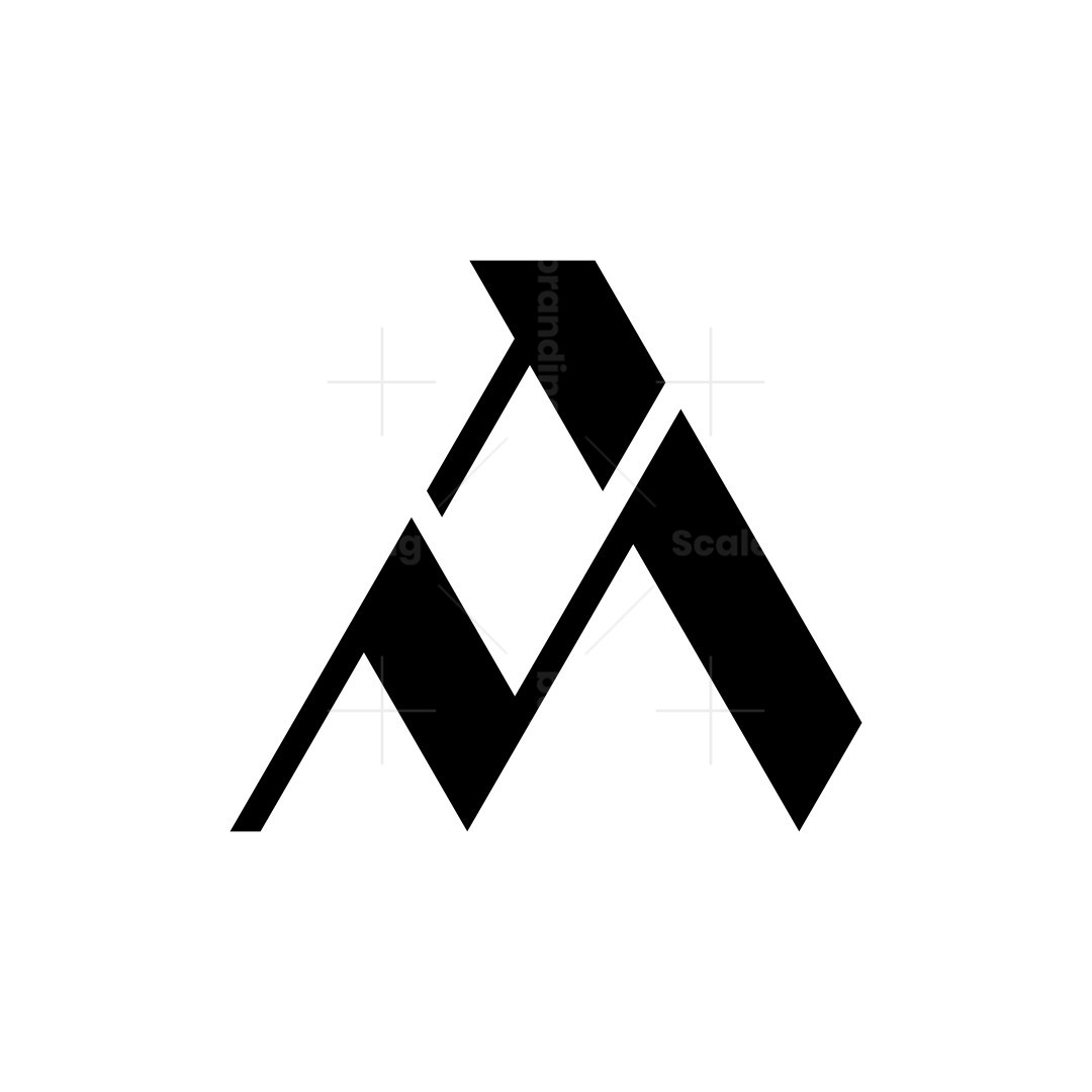 Elegant AM MA Letter Logo | Scalebranding