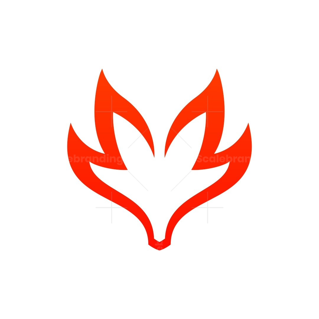 Elegant Fire Wolf Logo | Scalebranding