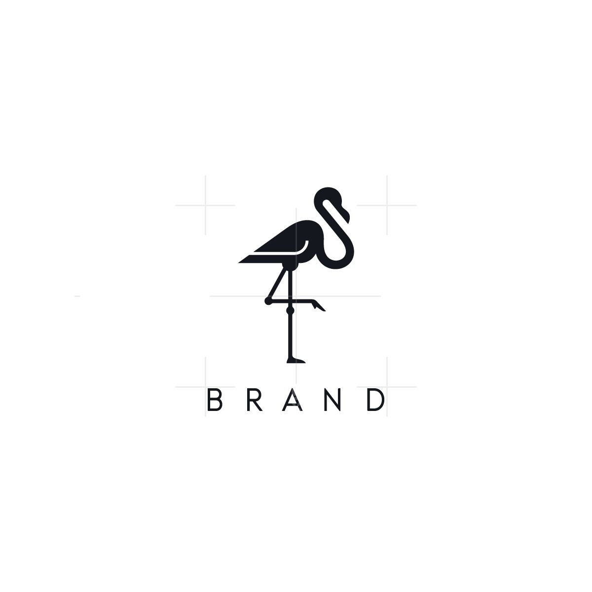 Elegant Flamingo Logo | Scalebranding