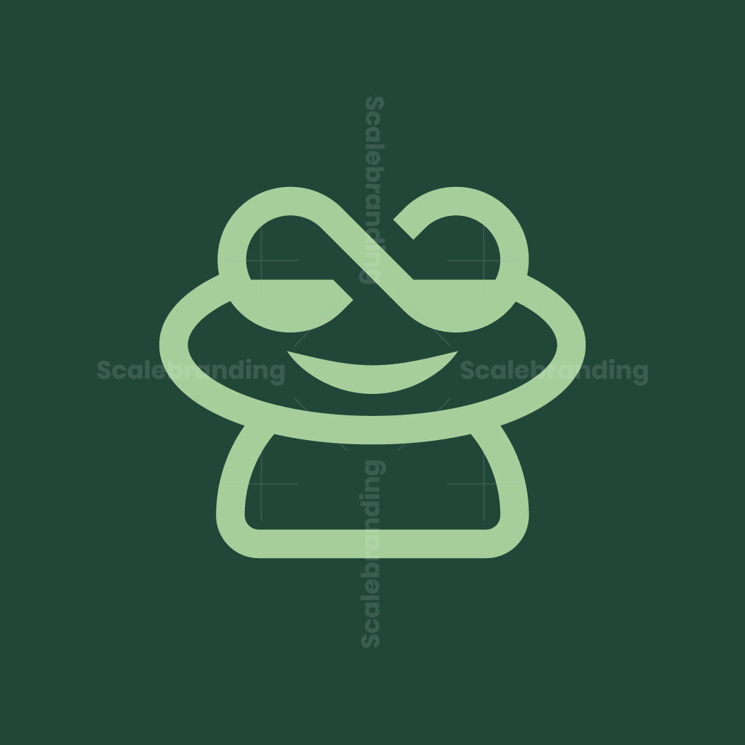 Elegant Infinity Frog Trendy Logo | Scalebranding