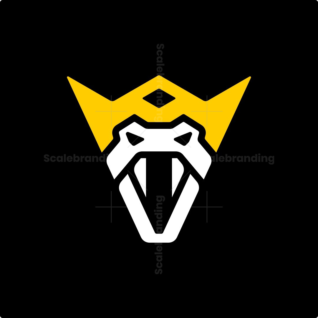 Yellow Viper Logo King Of Royal Golden Snake Logo
