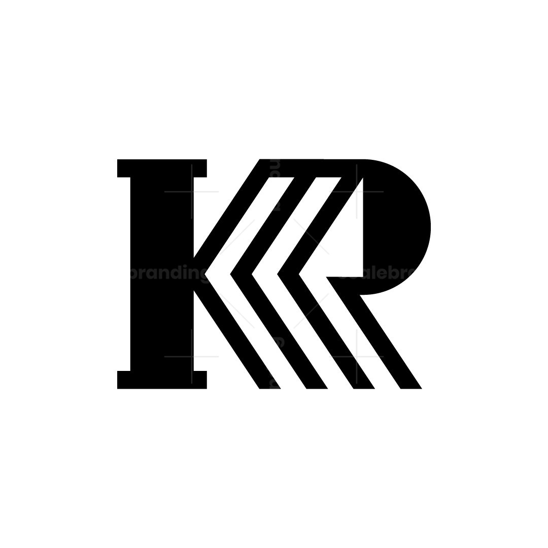 Elegant KR Monogram Logo | Scalebranding