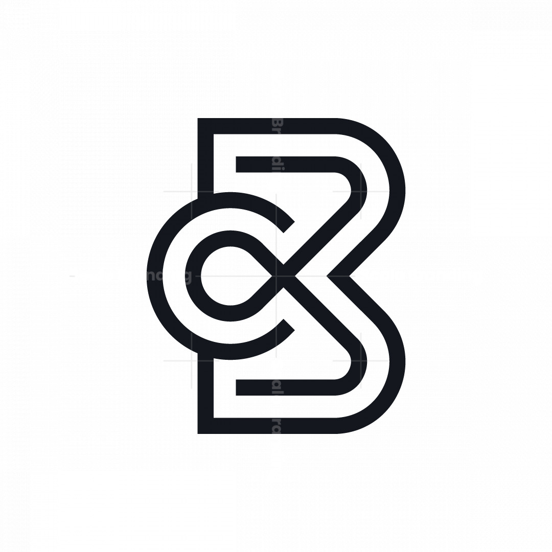 Elegant Letter BC or CB Logo | Scalebranding