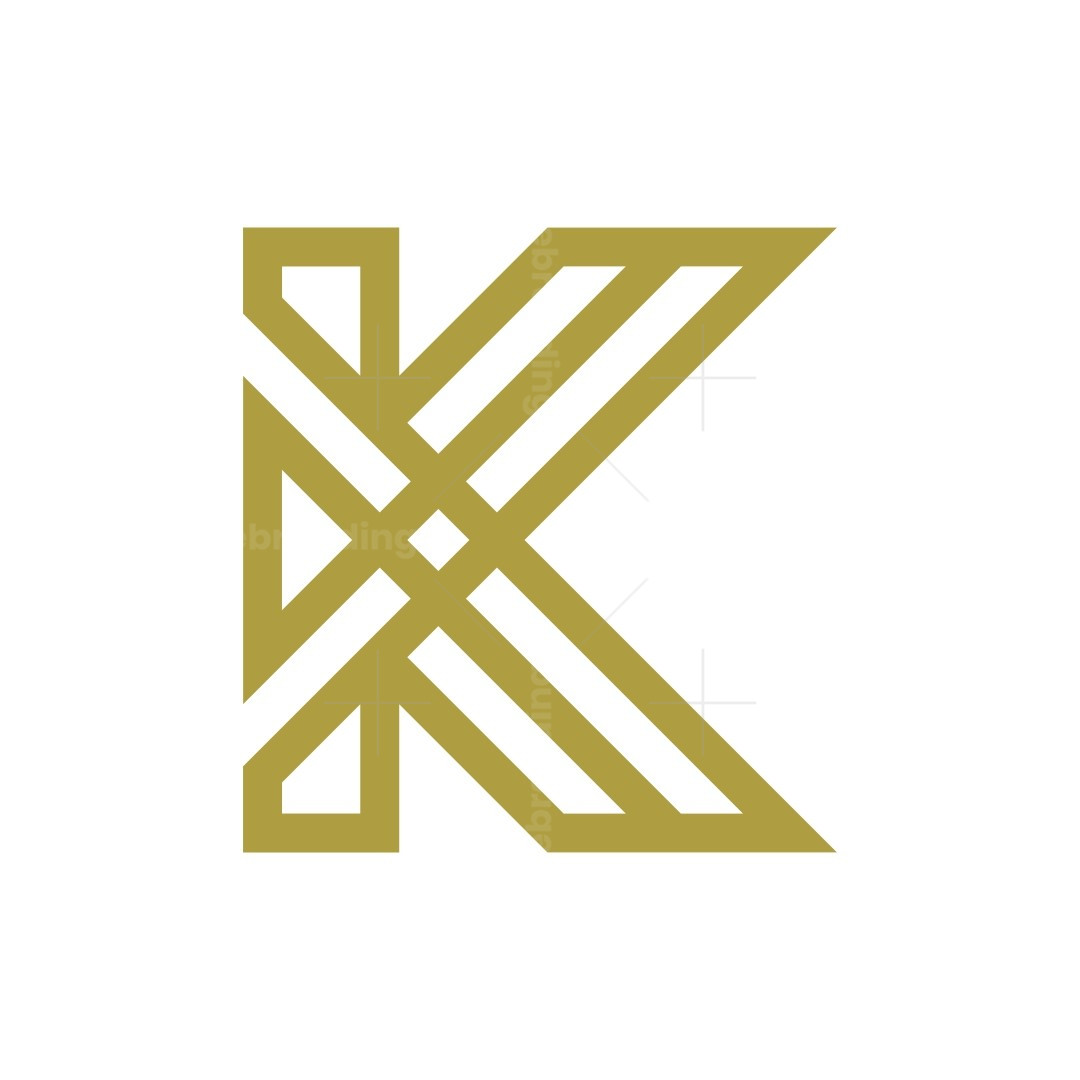 K Monogram Logo K Monogram Initial Letter Esport And Gaming Logo