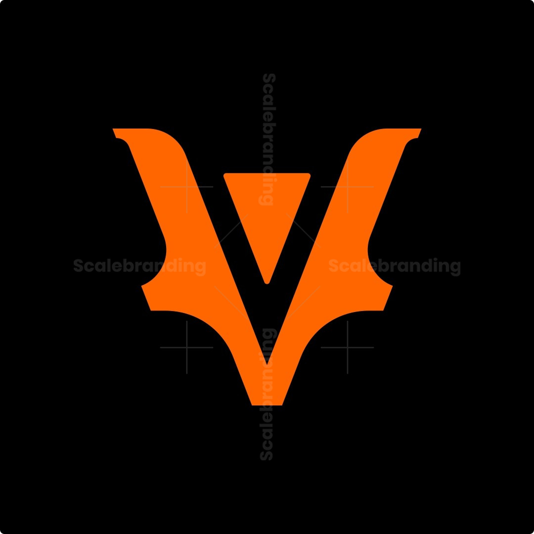 Elegant Letter V Fox Logo | Scalebranding