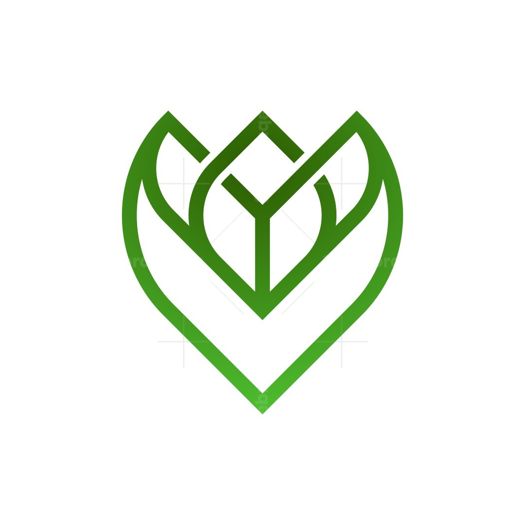 Elegant Letter V Leaf logo | Scalebranding