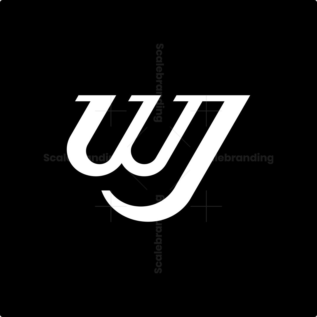 Elegant Letter WJ JW Monogram Logo | Scalebranding