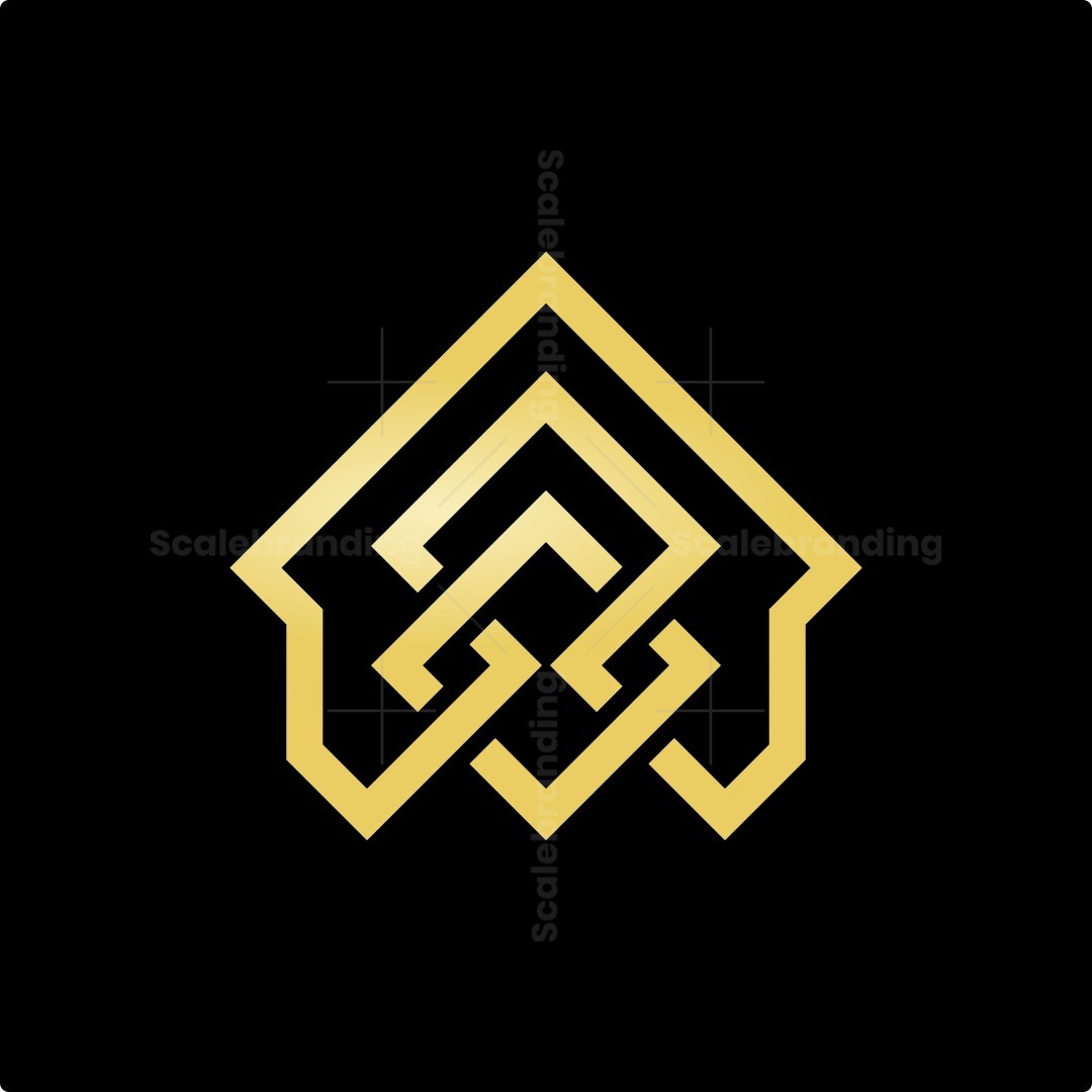 Elegant Nordic Knot House Logo | Scalebranding