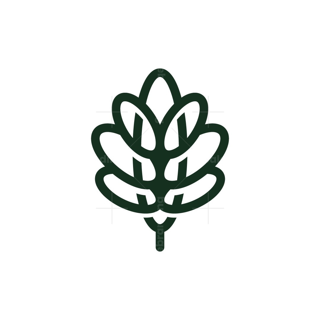 Elegant Oak Leaf Logo | Scalebranding