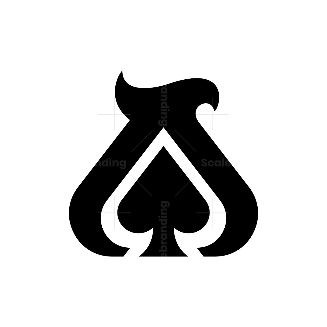 Elegant Spade Eagle Head Logo | Scalebranding