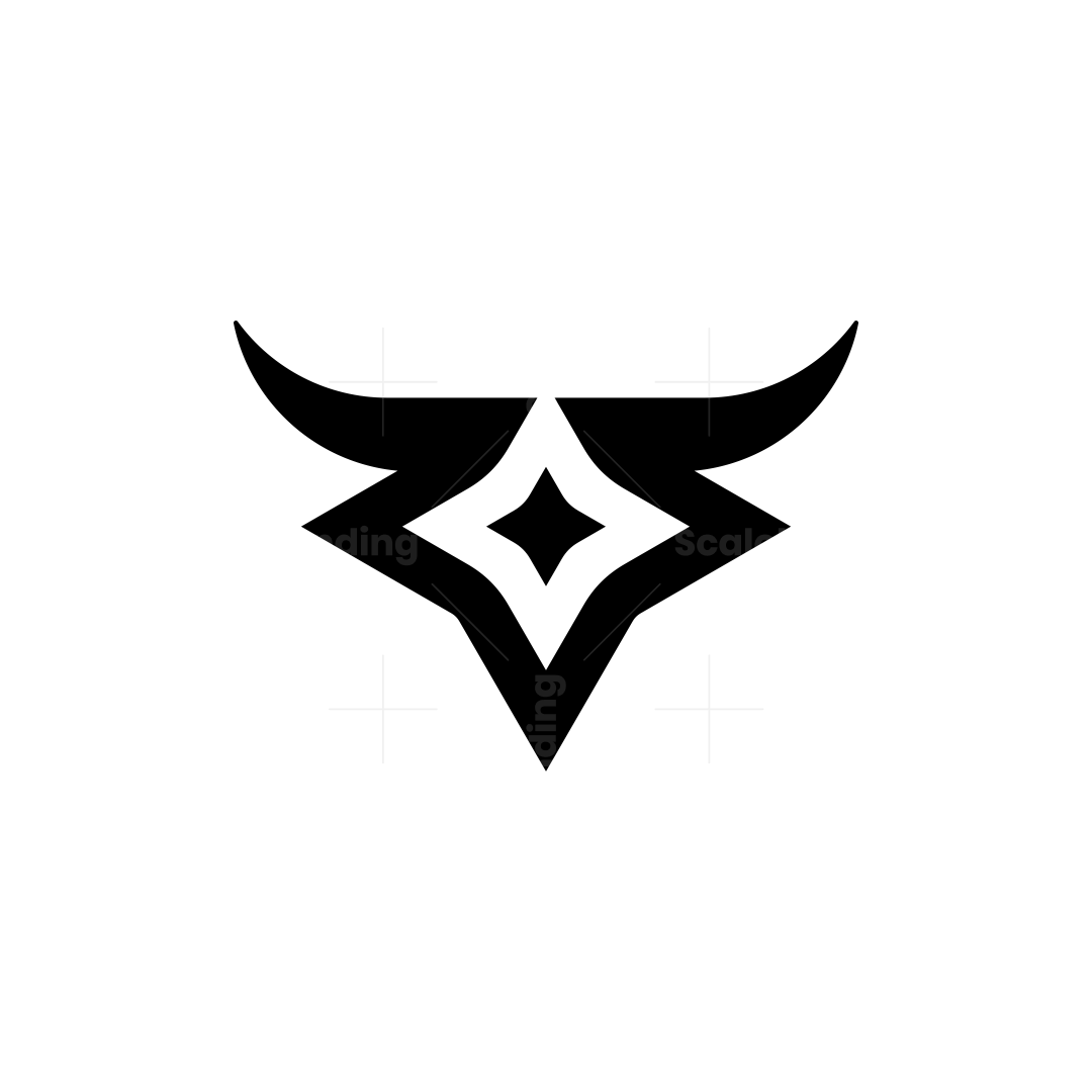 Elegant Star Bull Head Logo | Scalebranding