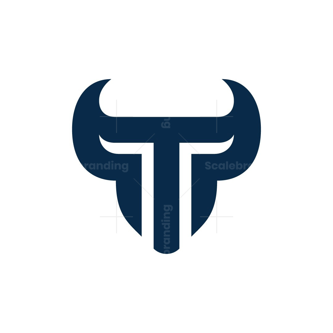 Elegant T Bull Logo | Scalebranding