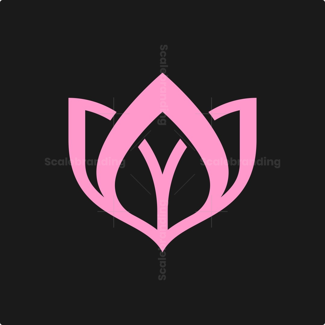 Elegant Tulip Flower Logo | Scalebranding