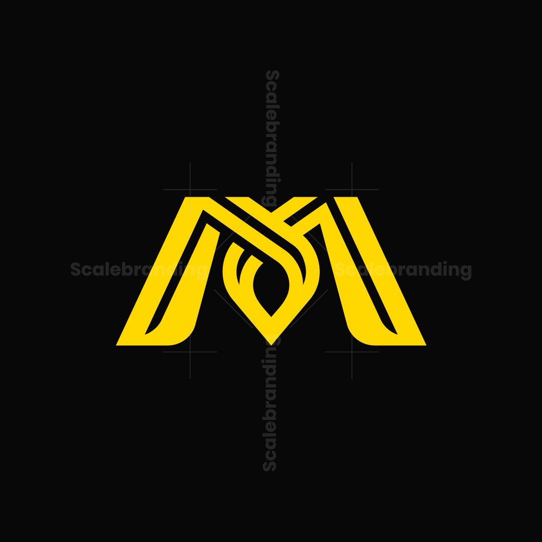 Elegant M Letter Mark Logo | Scalebranding
