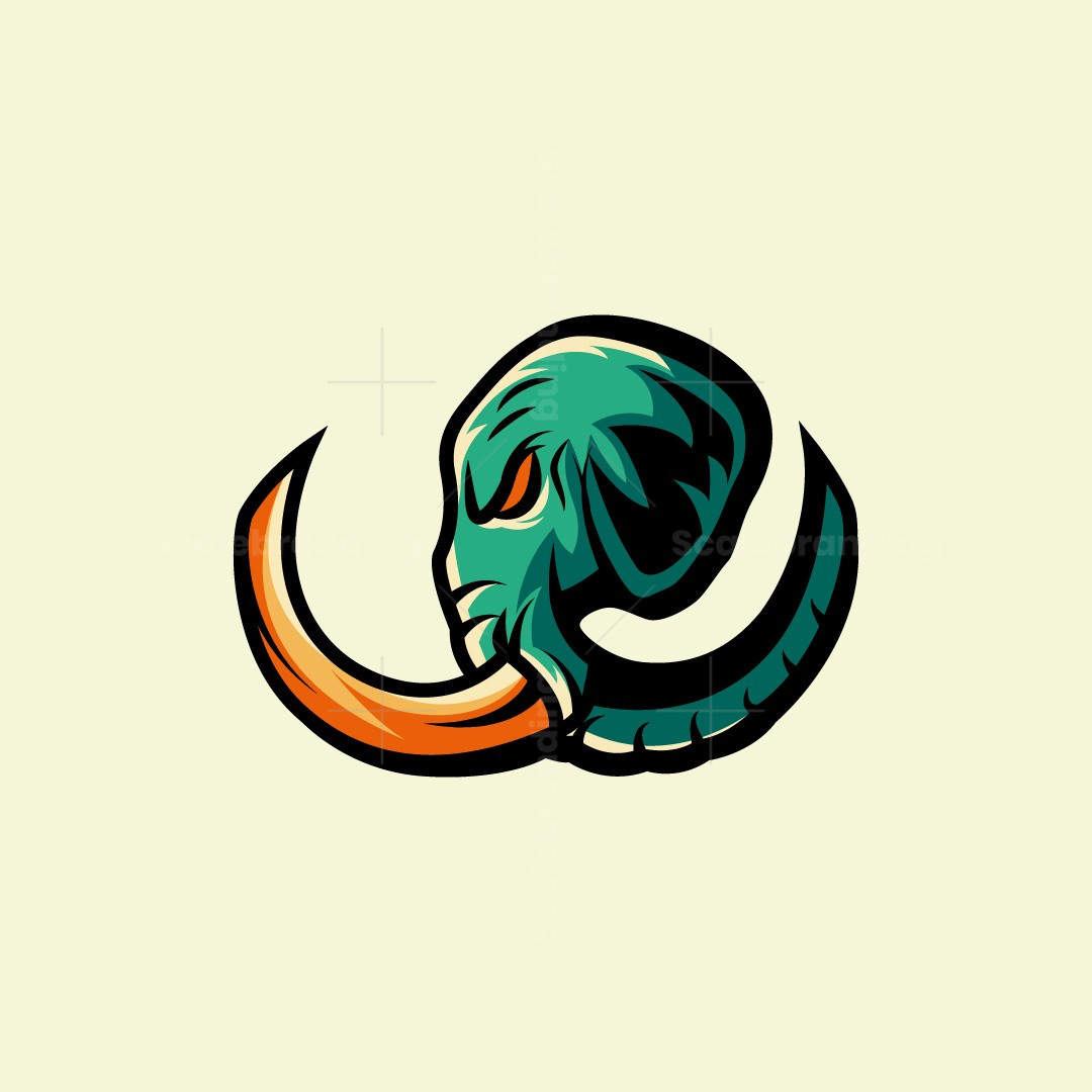 Elephant Football Logo Alabama Svg, Elephants Mascot Svg, Logo Alabama