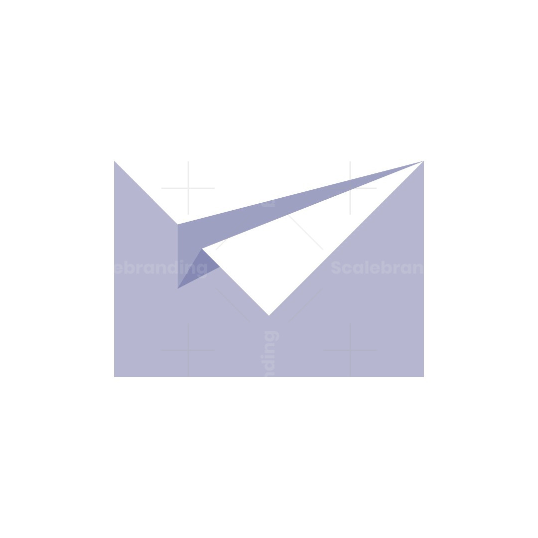 Email And Paper Plane Logo | Scalebranding
