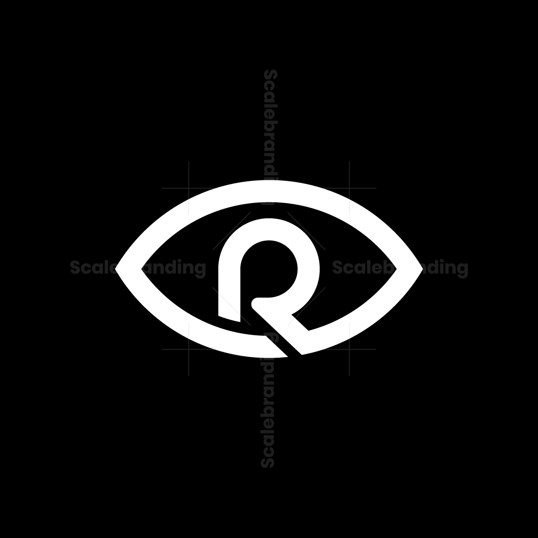 Letter R Eye Line Logo | Scalebranding